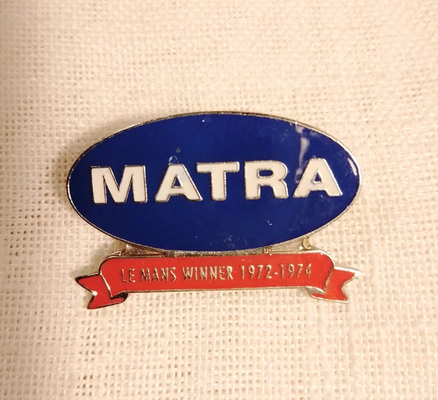 MATRA LE MANS Winner 1972-1974 Enamel Pin Badge Collector Collectable ...
