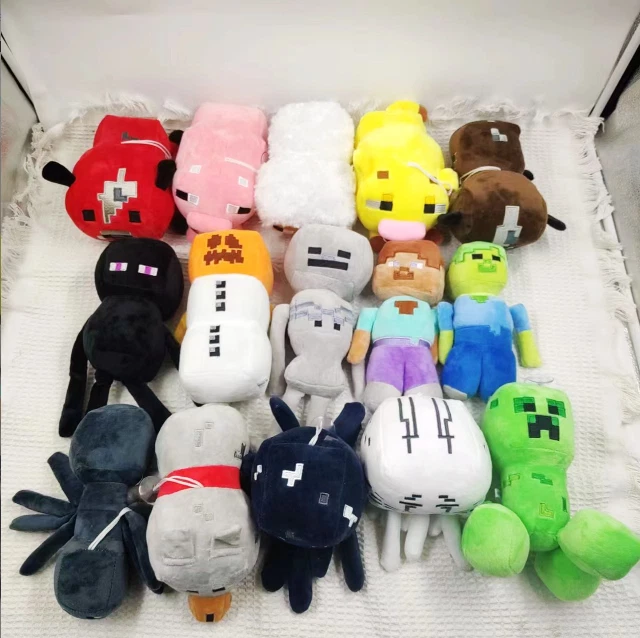 100 STYLES MINECRAFT Plush Doll Plushies Teddies Kid Gift KidStuffed ...
