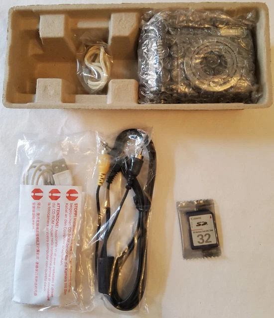 CANON POWERSHOT A590 IS 8.0MP Digital Camera, Complete in Box, Mint ...