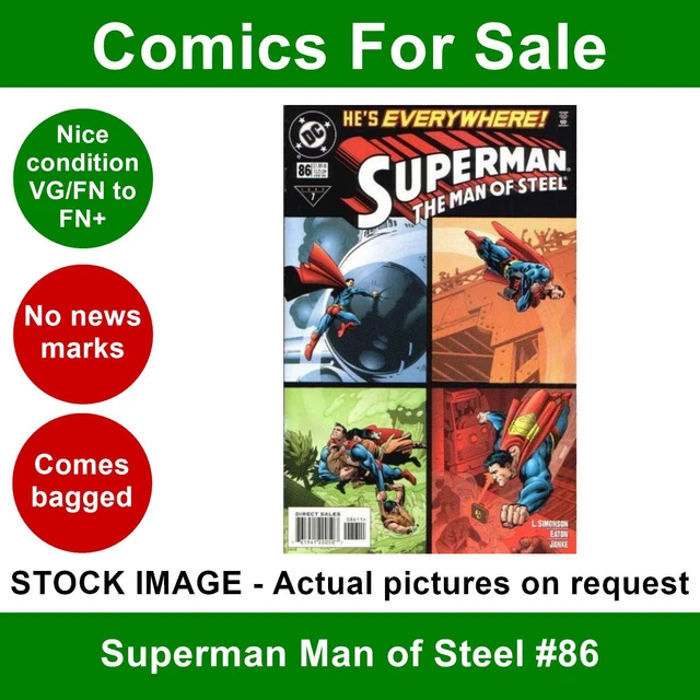 DC SUPERMAN MAN of Steel #86 comic - VG/FN+ 01 February 1999 EUR 5,69 ...