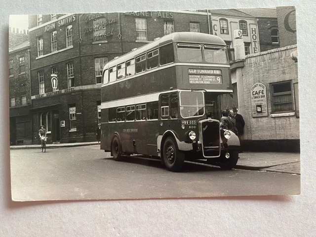 BUS PHOTO ROUGIER St York Double Decker Bristol K6B ECW West Yorkshire ...