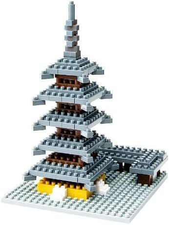 NANO BLOCK ANCIENT city Nara's five -storied pagoda EUR 98,88 - PicClick FR