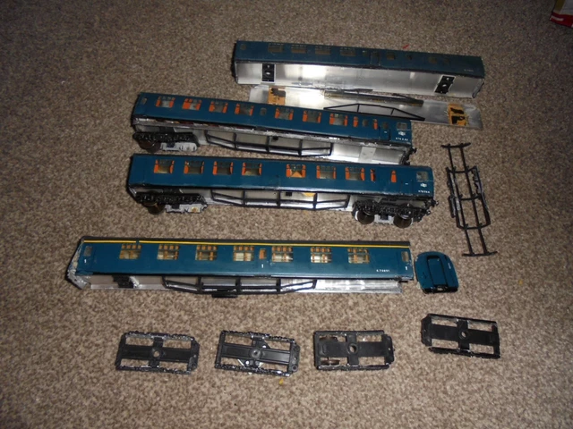 OO SCALE MTK Kit Built 4Tc Emu Br Blue Part Made Unpowered £29.95 ...