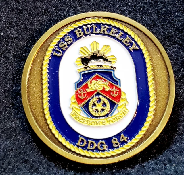 DDG-84 USS BULKELEY Command Master Chief CMC Destroyer US NAVY ...