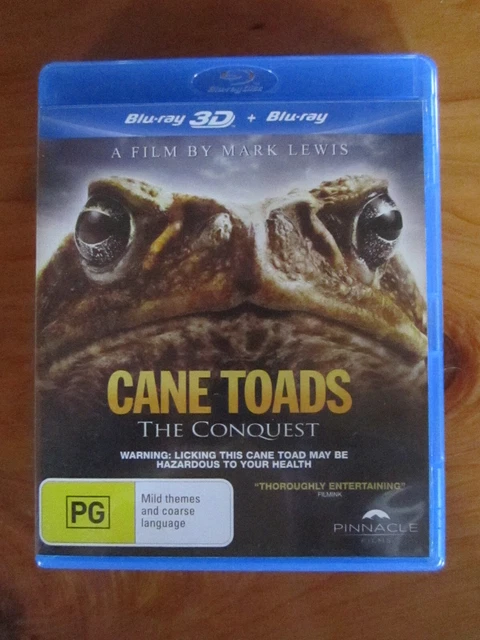 DVD BLU-RAY 3D Cane Toads The Conquest Like New *** Great *** Must See ...