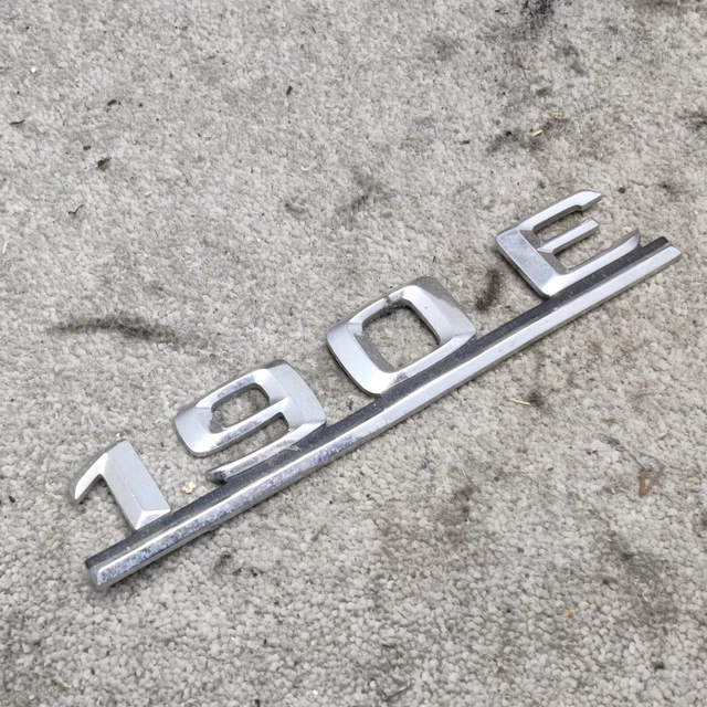 MERCEDES 190E W201 Emblem Badge Model Type Designation Stick On Type £ ...
