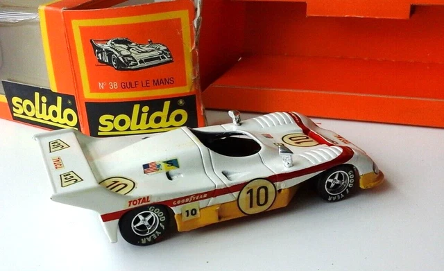 SOLIDO GAM2 -N° 38 GULf Le Mans 1975 - n°10 - blanche. Boîte EUR 14,99 ...