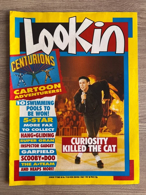 LOOKIN MAGAZINE N.19 1987 Curiosity Killed The Cat £7.50 - PicClick UK