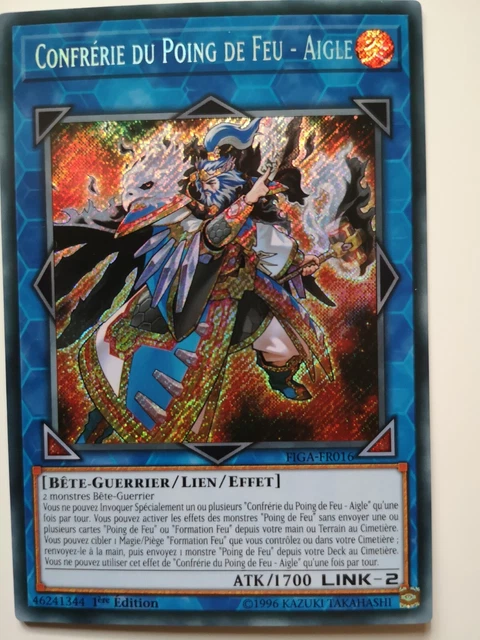 CARTE YU-GI-OH CONFRERIE DU POING DE FEU AIGLE FIGA-FR016 1ère édition EUR 9,90 - PicClick FR