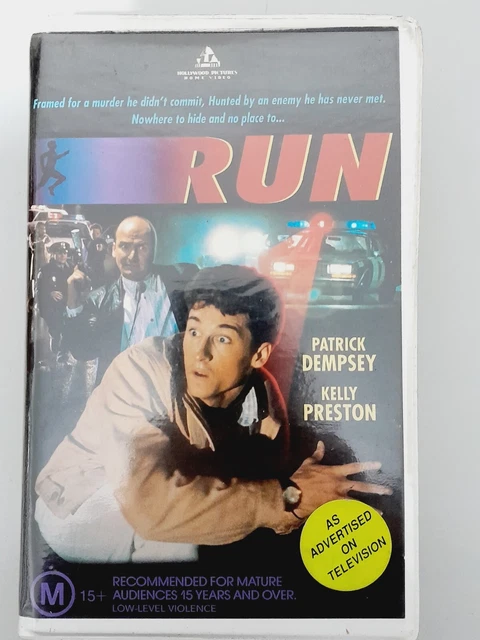VHS TAPE - Run - Patrick Dempsey Kelly Preston - Large Case EUR 28,81 ...