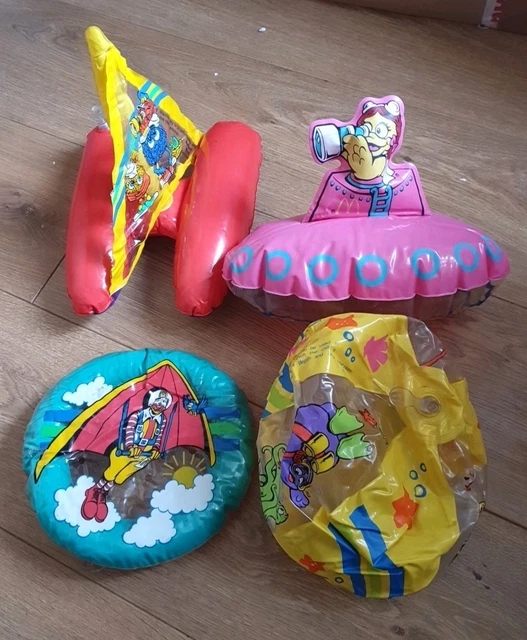 MCDONALD'S HAPPY MEAL Toys - Beach/Bath TIme Inflatables 1991 - Set of ...