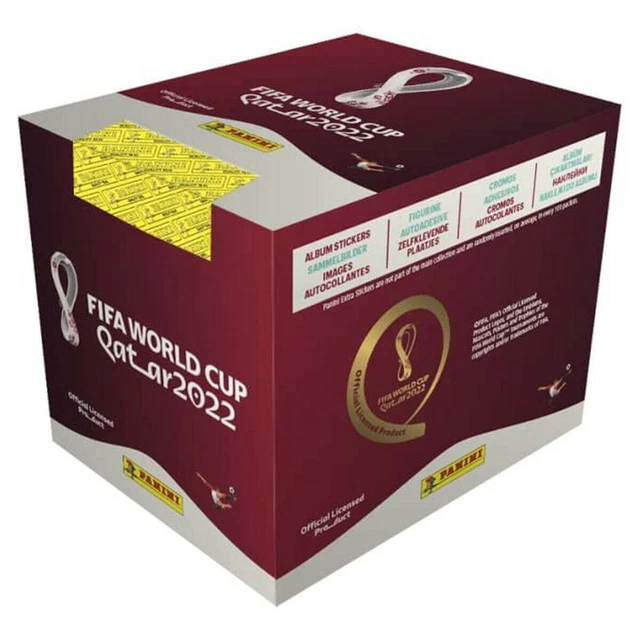 PANINI 2022 FIFA World Cup Qatar Soccer Sticker Collection Box - 50 ...