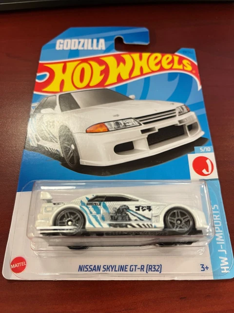 HOT WHEELS NISSAN Skyline GT-R R32 Godzilla HW J Imports 3/10 Diecast 1 ...
