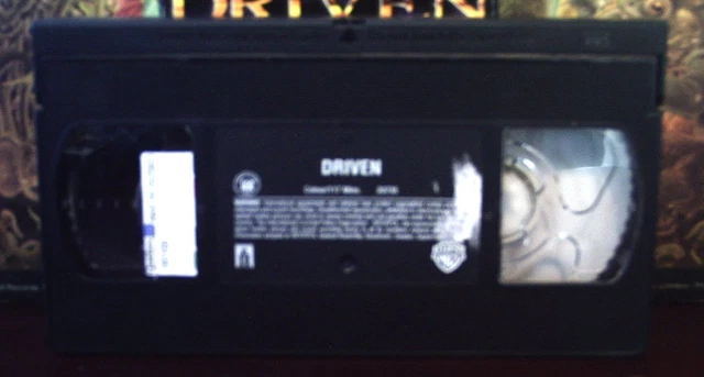 *VHS MOVIE DRIVEN Warner Bros Pictures 2001 Sylvester Stallone Burt ...