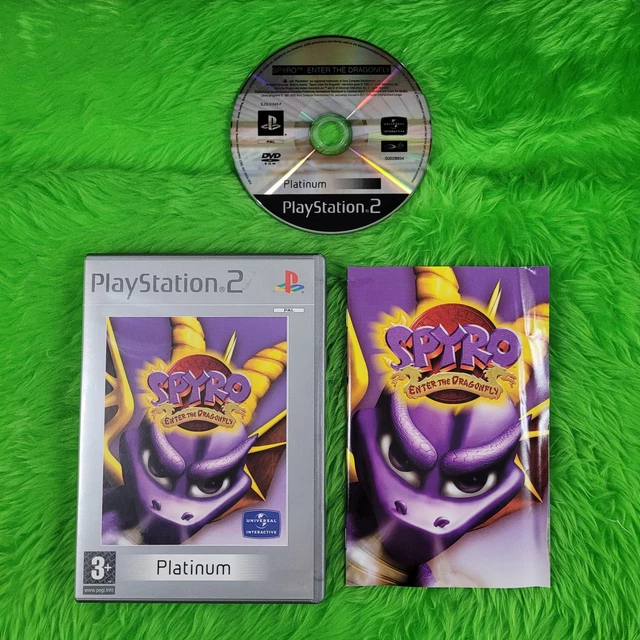 PS2 SPYRO ENTER The Dragonfly Game PLAT The Legend Of Spyro PAL UK ...