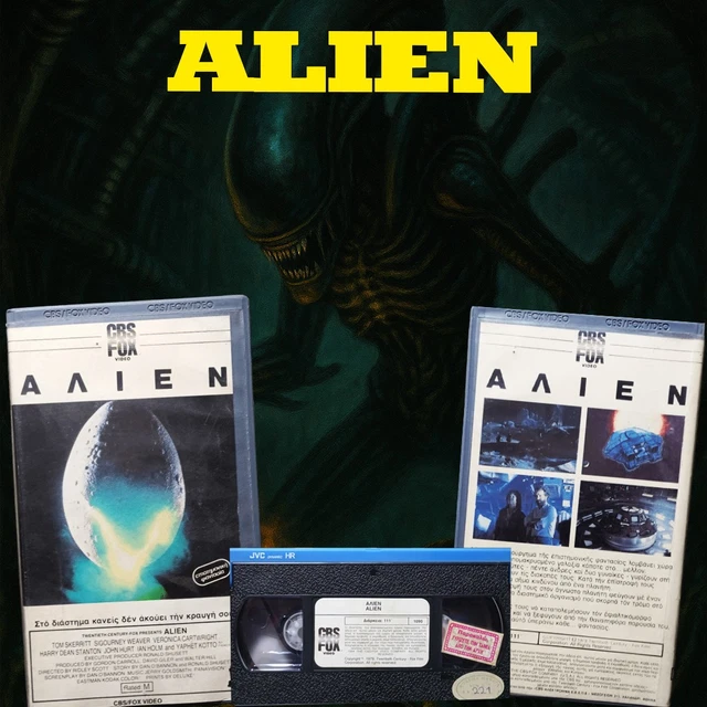 VERY RARE HORROR Syfy Alien 1979 First Greek Vhs Edition £75.89 ...