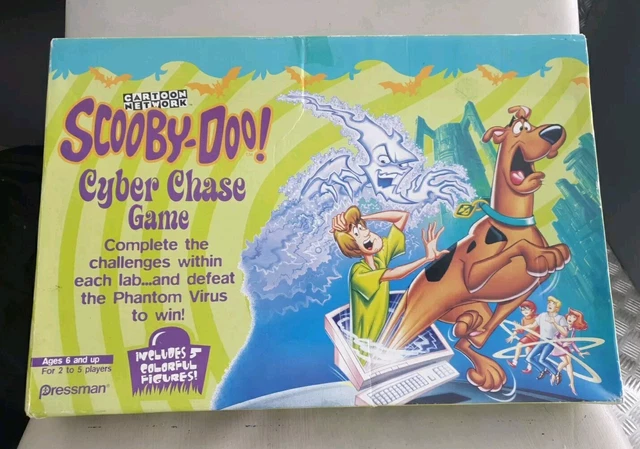 SCOOBY-DOO CYBER CHASE Game. Cartoon Network 2002. Complete & Vintage £ ...