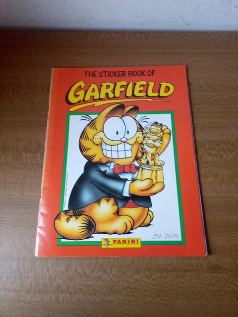 THE STICKER BOOK OF GARFIELD STICKER ALBUM PANINI Jim Davis 1989 ...