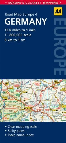 AA ROAD MAP Germany (Road Map Europe ..., AA Publishing £94.00 ...