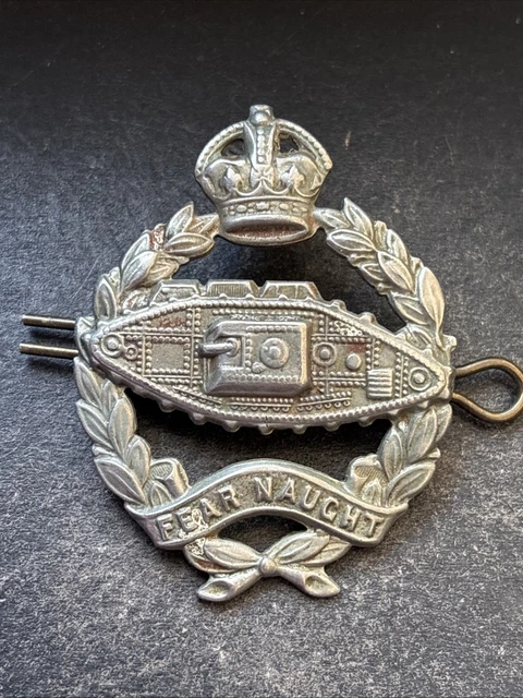 ROYAL TANK REGIMENT Original British Army Cap Badge WW2 £22.00 ...