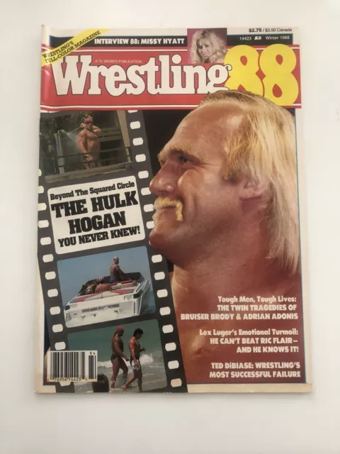 Vtg Wwf Wrestling 88 Magazine Hulk Hogan Cover Winter 1988 Bruiser Brody £482 Picclick Uk