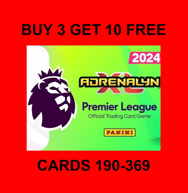 PANINI PREMIER LEAGUE Adrenalyn XL 2024 Team Cards #190 - #369 £1.25 ...
