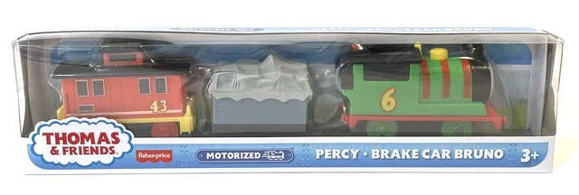 FISHER PRICE THOMAS & Friends Percy Brake Car Bruno Motorized Train Set ...