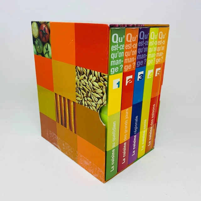 COFFRET QU'EST-CE QU'ON Mange? Recettes Cercles Fermières Québec Série ...