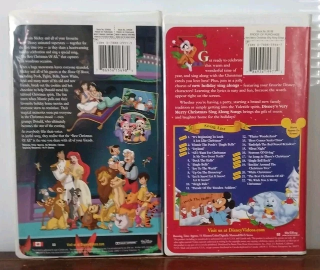 WALT DISNEY MICKEY MouseVHS LOT 8 Titles Peter Pan Bug's Life Fun And ...