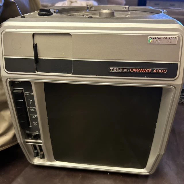 RARE TELEX-CARAMATE 4000-35MM Slide Projector w/ Case (HTF) $165.00 ...