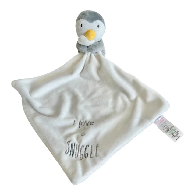 MATALAN PENGUIN COMFORTER Blanket Baby Soother Doudou Toy I Love To ...