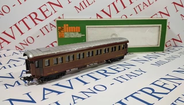 LIMA 9100 SCALA H0 - Carrozza Ab 14520 C. Isabella Fs - Ep.iii - Da ...