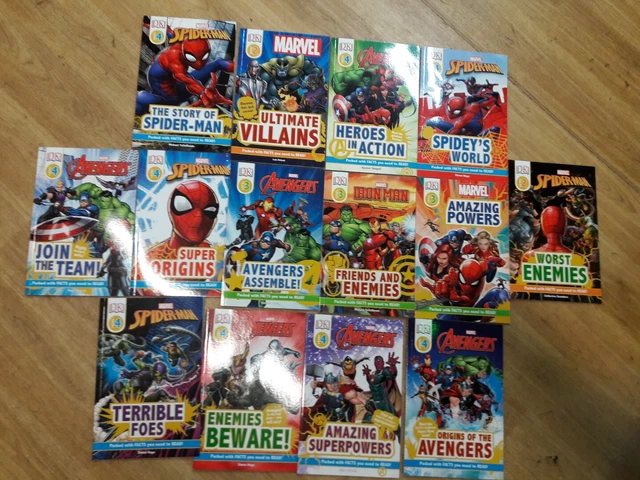 MARVEL DK READER Collection Set 14 x Learning to Read Books EUR 12,05 ...