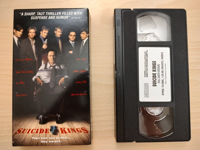SUICIDE KINGS VHS Screener Cassette Tape Pre-Owned rare oop Christopher ...