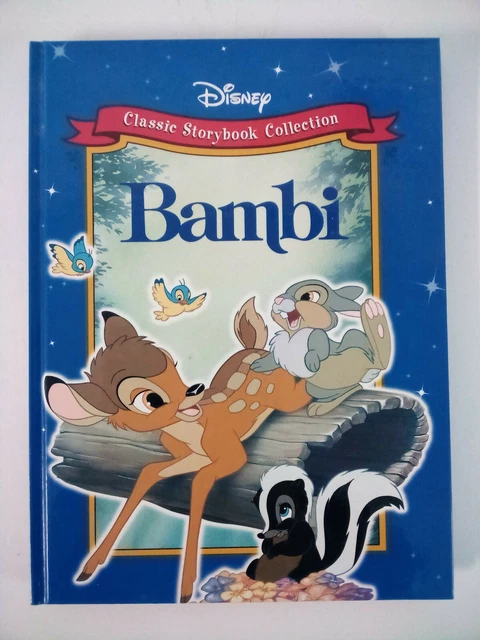 DISNEY CLASSIC STORYBOOK Collection; Bambi & Bambi 2 (2 Hardcover Books ...