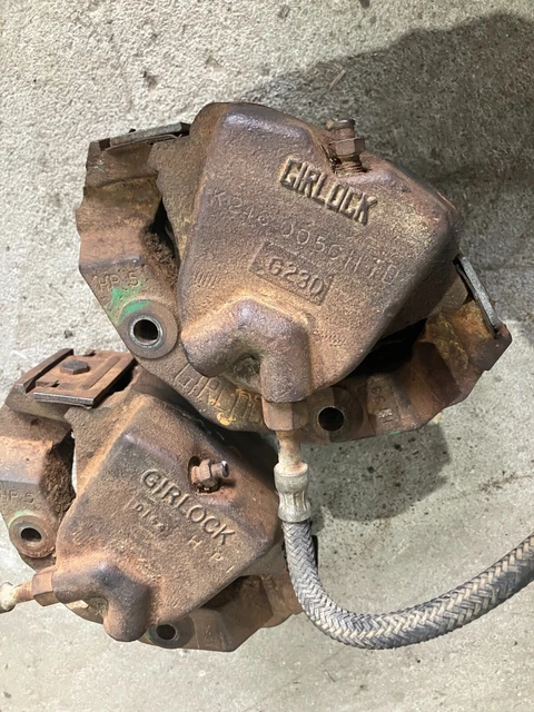 HOLDEN HQ HJ Hx Hz Monaro Girlock Cast Iron Front Disc Brake Calipers ...