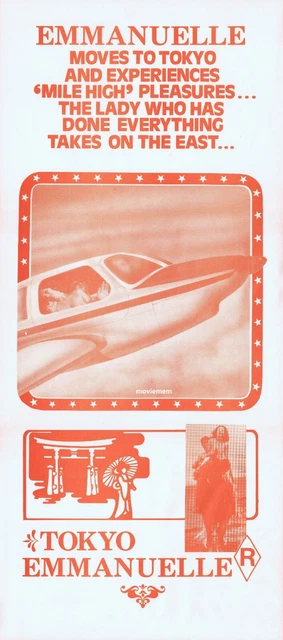 TOKYO EMMANUELLE ORIGINAL Daybill Movie poster Mile High Club ...