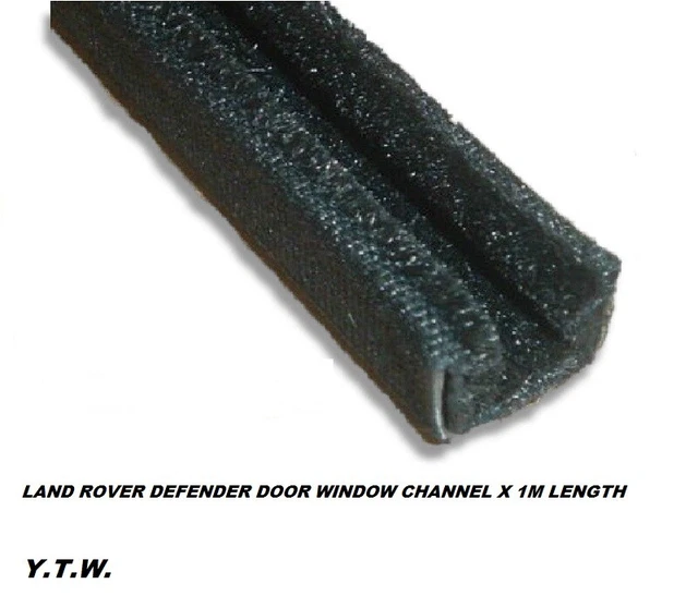 FRONT DOOR FRAME Internal Felt Window Channel x1m Length for Land Rover ...