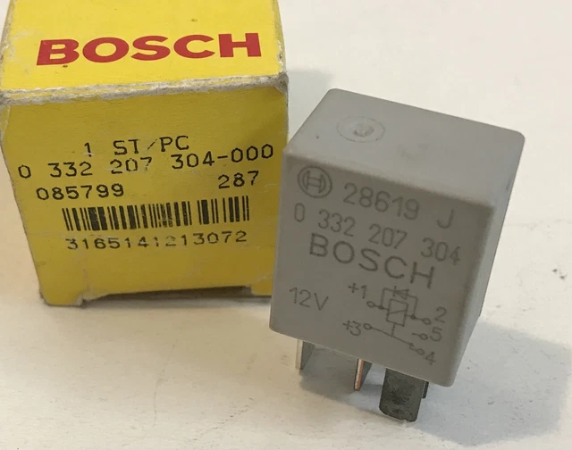 BOSCH 0332207304 RELAIS contact de travail 12V 5 broches relais le ...