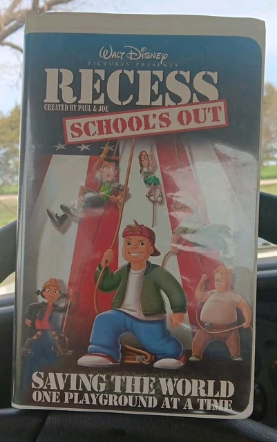 RECESS SCHOOLS OUT Saving the World One Playground at a Time VHS Walt ...