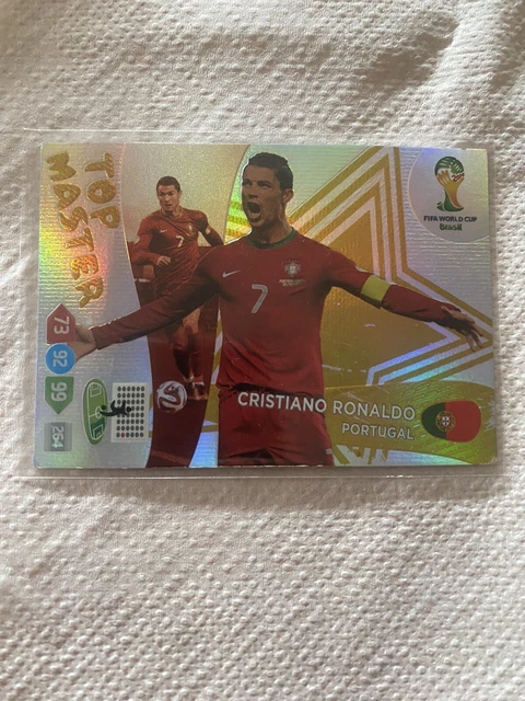 CRISTIANO RONALDO TOP Master Carte Panini Adrenalyn Foot World Cup ...