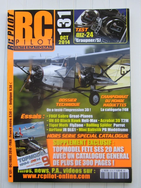 RC PILOT N° 131 /MZ-24 Graupner/SJ / F86F Sabre/UH 60 Black Hawk sans ...