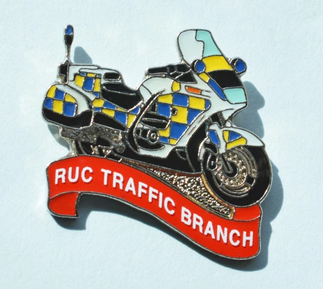 RUC ROYAL ULSTER Constabulary TRAFFIC BRANCH MOTORBIKE Tie/Lapel Pin ...