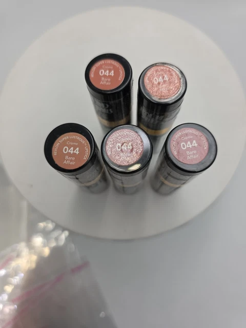 5X REVLON SUPER Lustrous Lipstick - Creme - 044 Bare Affair £31.32 ...
