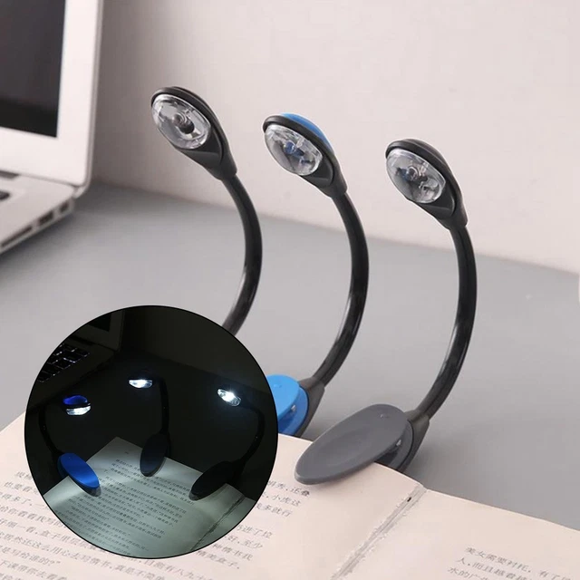 COMPACT AND PORTABLE LED Book Light for Late Night Reading and ...