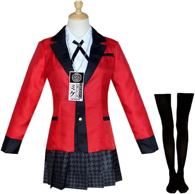 JABAMI YUMEKO YOMOZUKI Runa Cosplay Costume Kakegurui Cosplay Uniforme ...