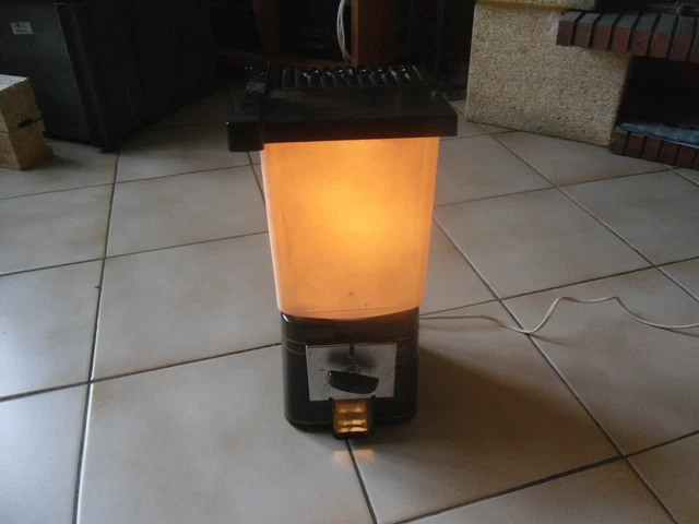 DISTRIBUTEUR DE CACAHUETES brabo vintage transformer en lampe rare EUR ...