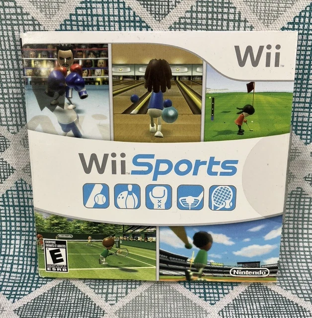 WII SPORTS [PAPER Sleeve Version] (Nintendo Wii, 2006) Game Complete ...