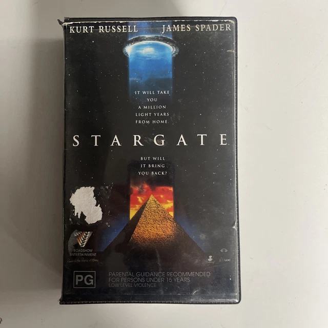 STARGATE CLAMSHELL VHS 1994 Sci-Fi Roland Emmerich Roadshow Video Clamshell $21.00 - PicClick AU
