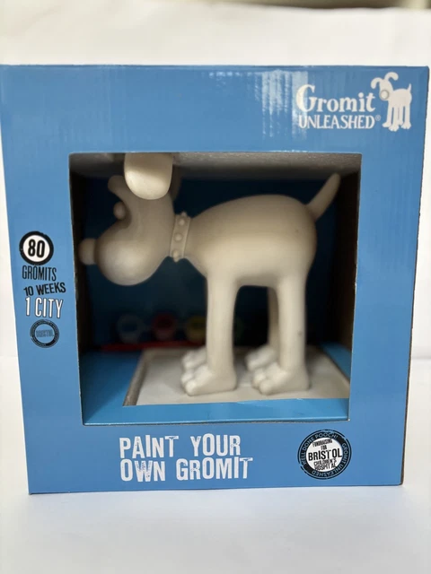WALLACE AND GROMIT Paint Your Own Gromit BNIB Resin Figure Rare £47.48 ...